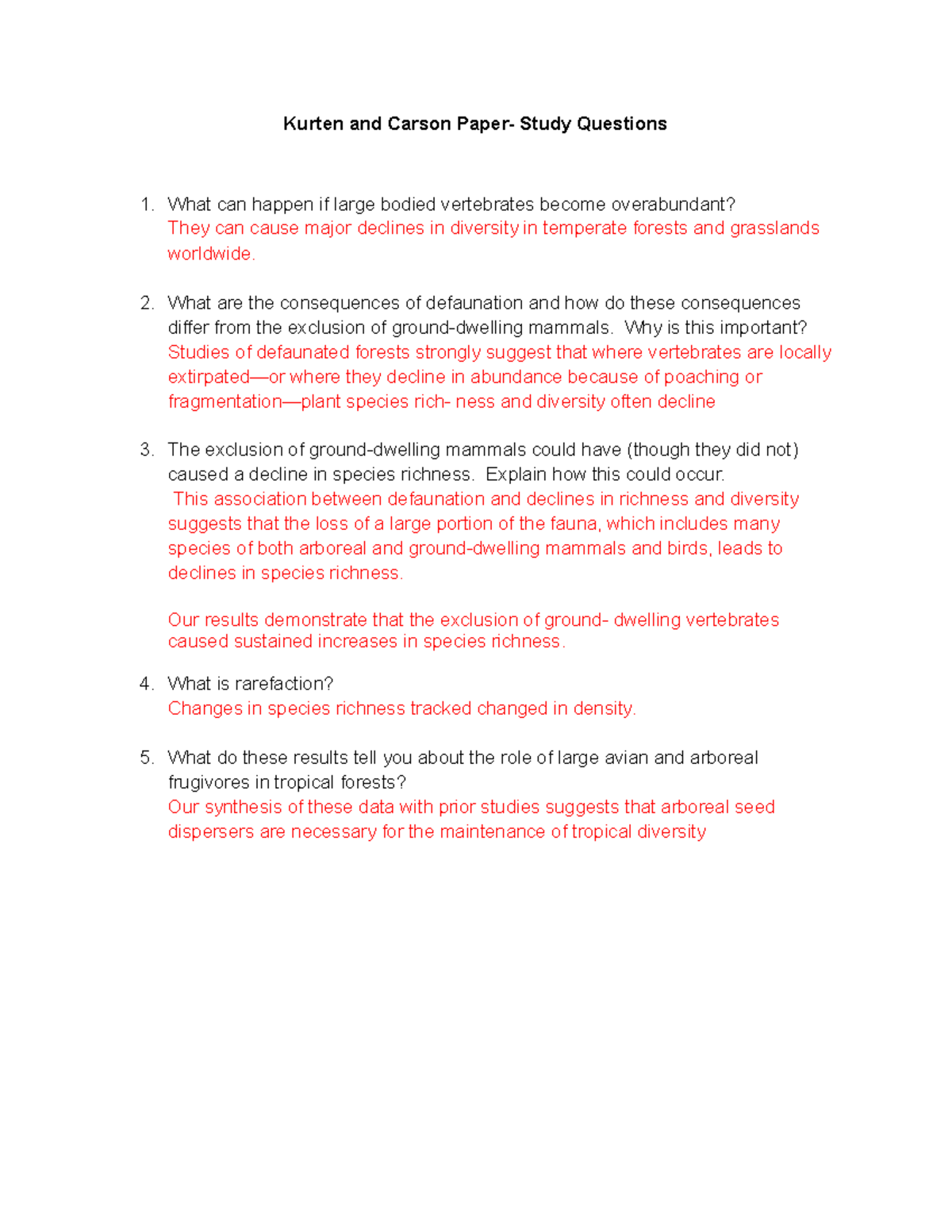 Sept 3 reading - lecture notes - Kurten and Carson Paper- Study ...