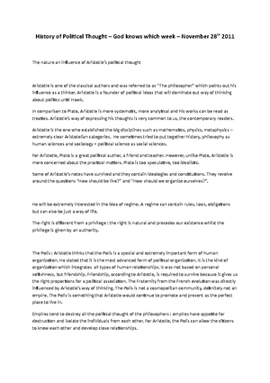 1. Ganidrea politica in Antichitatea Greaca - 1. Gândirea politică în ...