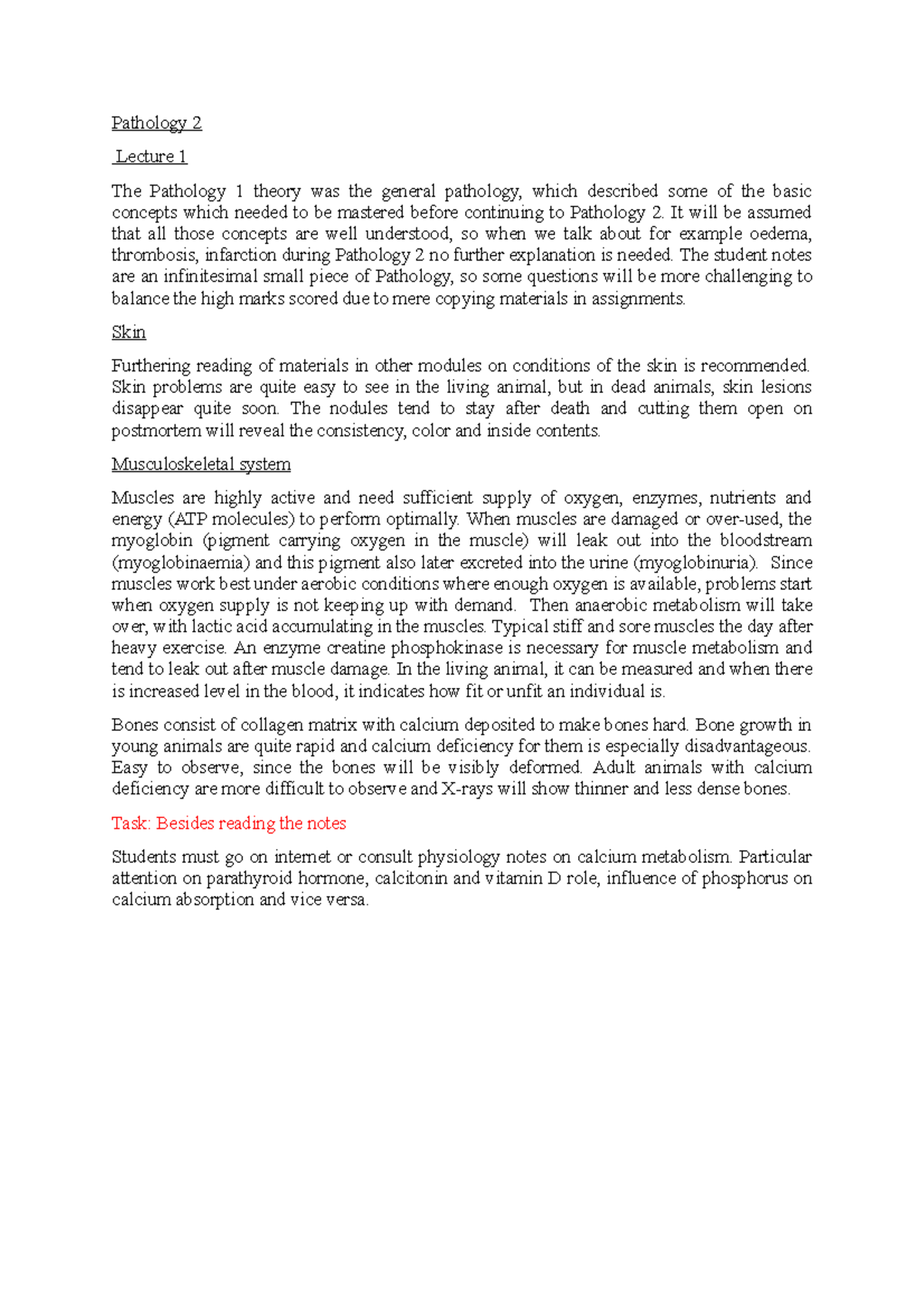 Lecture 1 Pathology 2 - Summarized and understandable slides ...