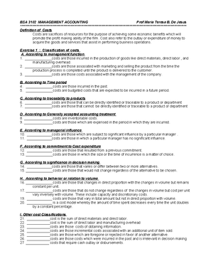 Budgeting Multiple Choice (assignment 9) - MULTIPLE CHOICE: BUDGETING ...