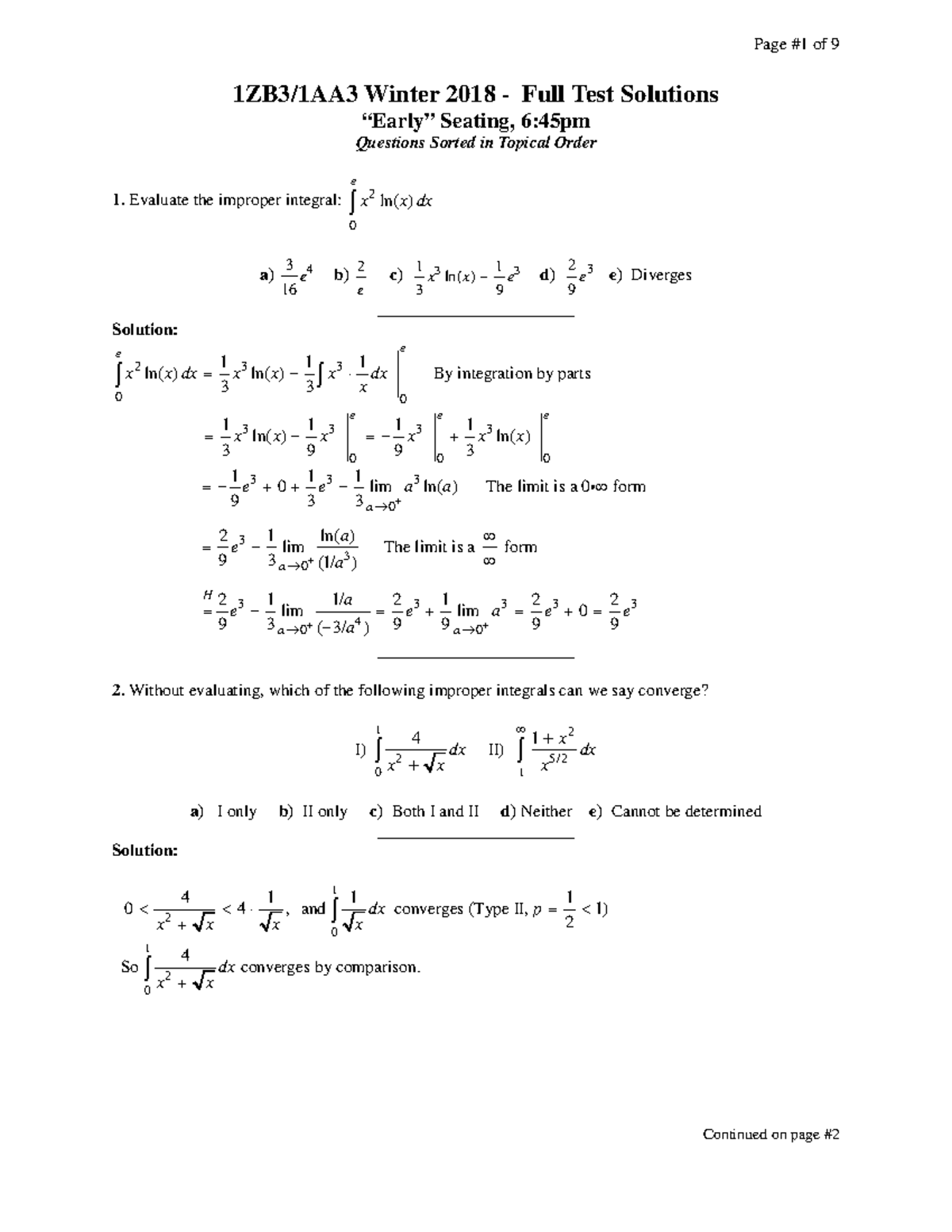 Winter 2018 Solutions - 1ZB3/1AA3 Winter 2018 - Full Test Solutions ...