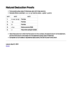 Equivalence-style proofs - prove that compound propositions are ...