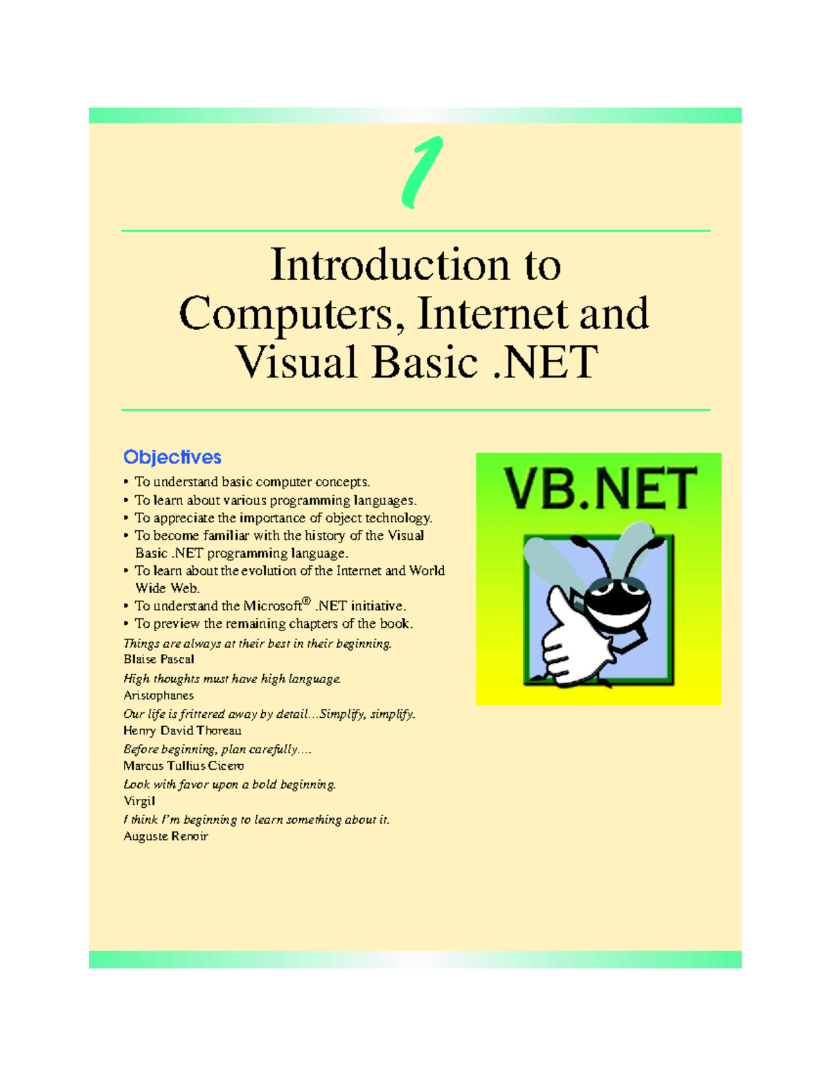 Chapter 01 - Introduction to Computers, Internet and Visual Basic - 1 ...