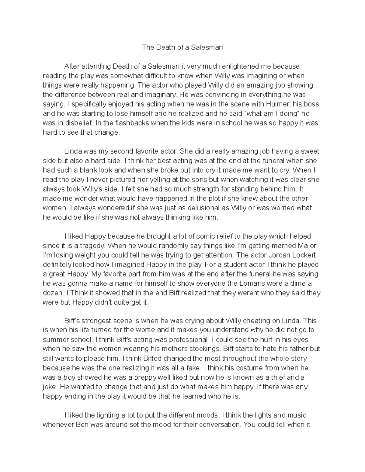 The Death of a Salesman - The Death of a Salesman After attending Death ...