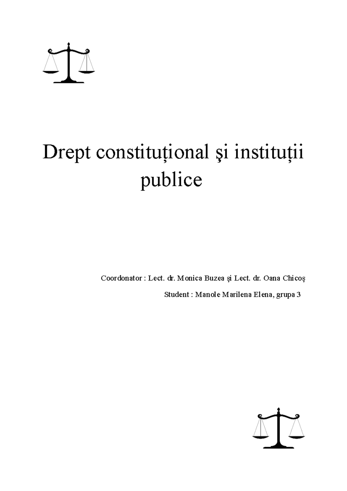 Curtea Constitutionala a Romaniei - Drept constituţional şi instituţii ...