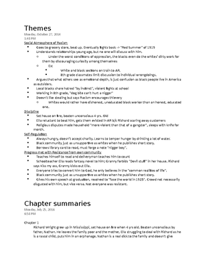 Black Boy chapter 6 - Black Boy Chapter 6 He goes to school the next ...