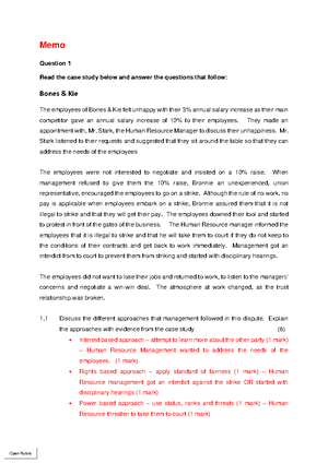 2021 EXAM MEMO - 2021 EXAM MEMO - DEPARTMENT OF BUSINESS MANAGEMENT OBS ...