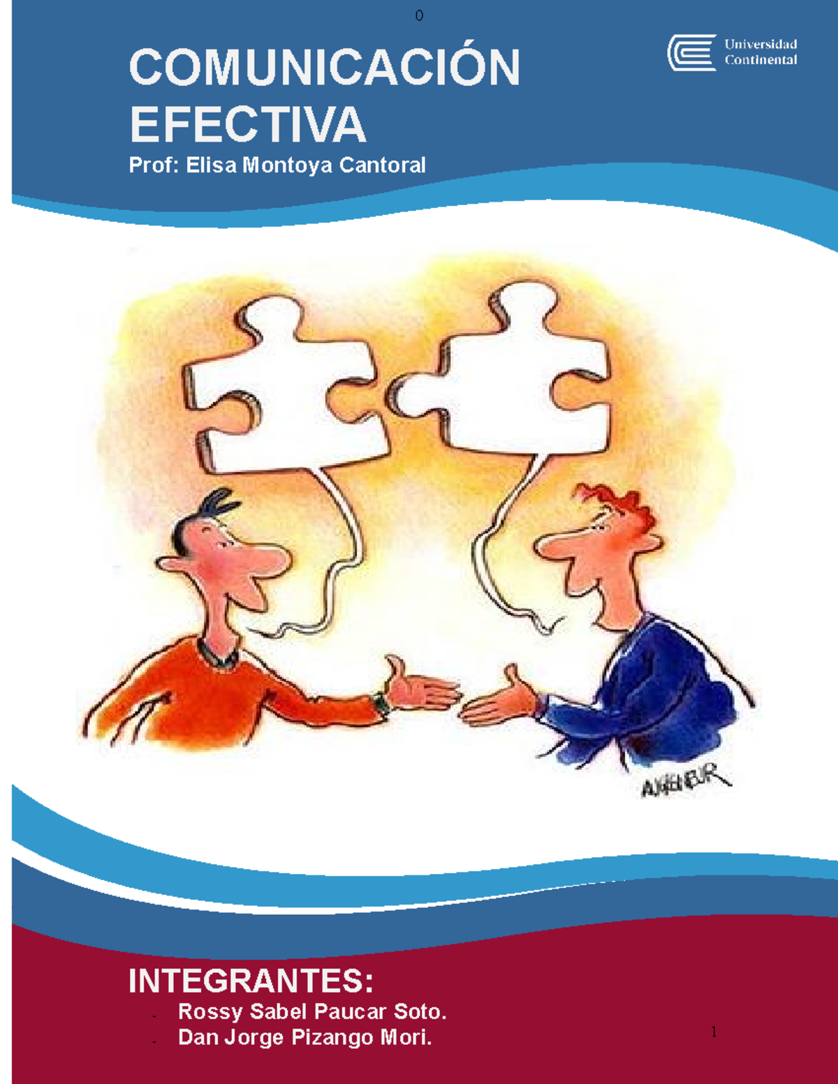 Comunicación efectica - 1 COMUNICACIÓN EFECTIVA Prof: Elisa Montoya ...
