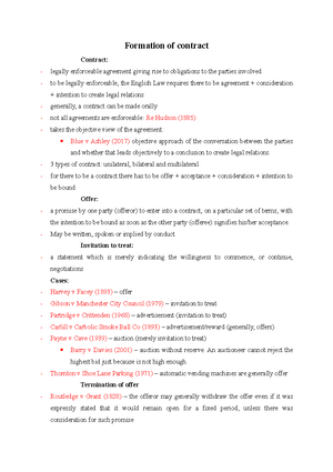 Contract Law Exam practice questions - Set Exercise Brief Module Code ...