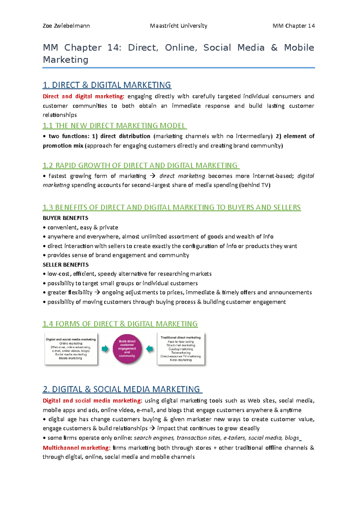 MM-Theory Chapter 14 - MM Chapter 14: Direct, Online, Social Media ...