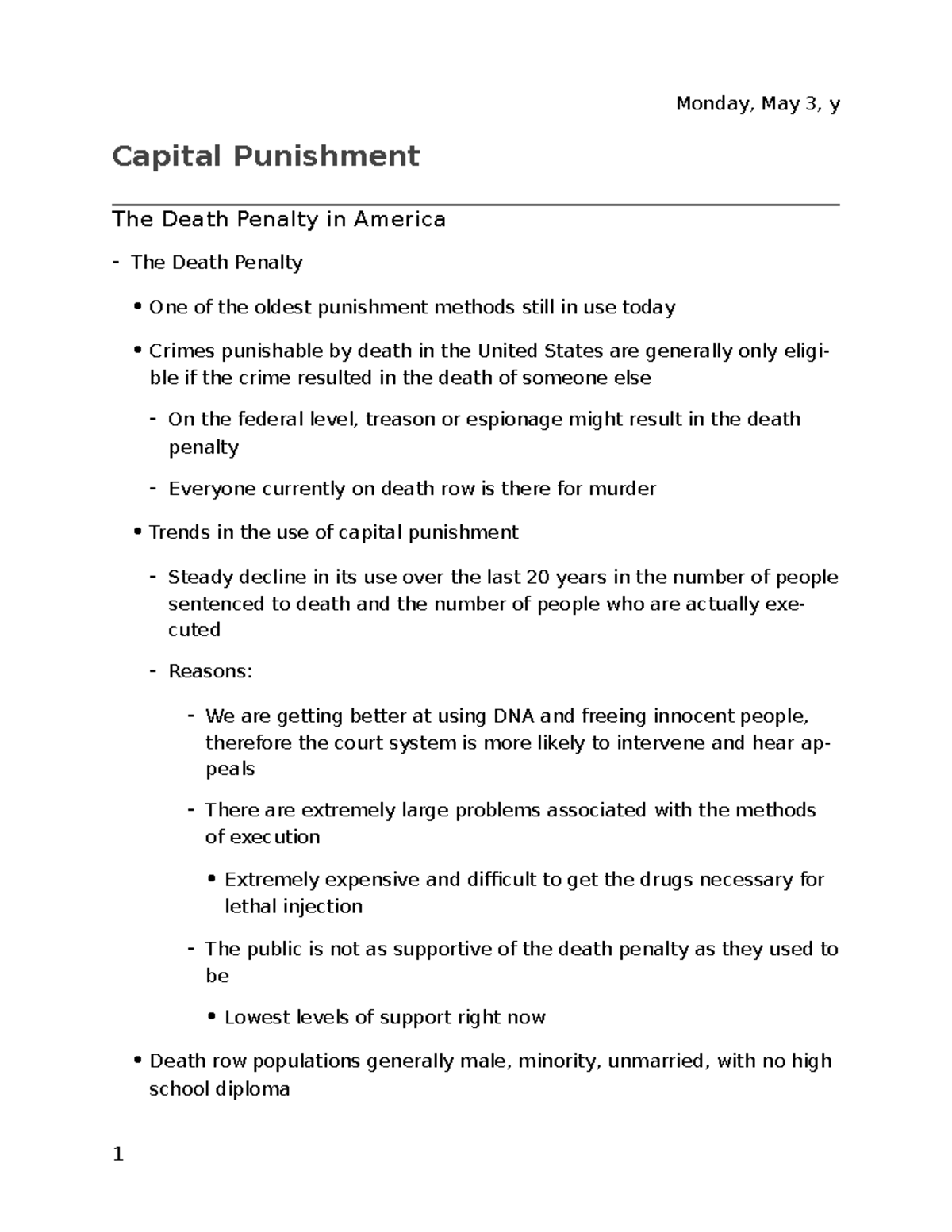 Capital Punishment - Death Penalty - Capital Punishment The Death ...