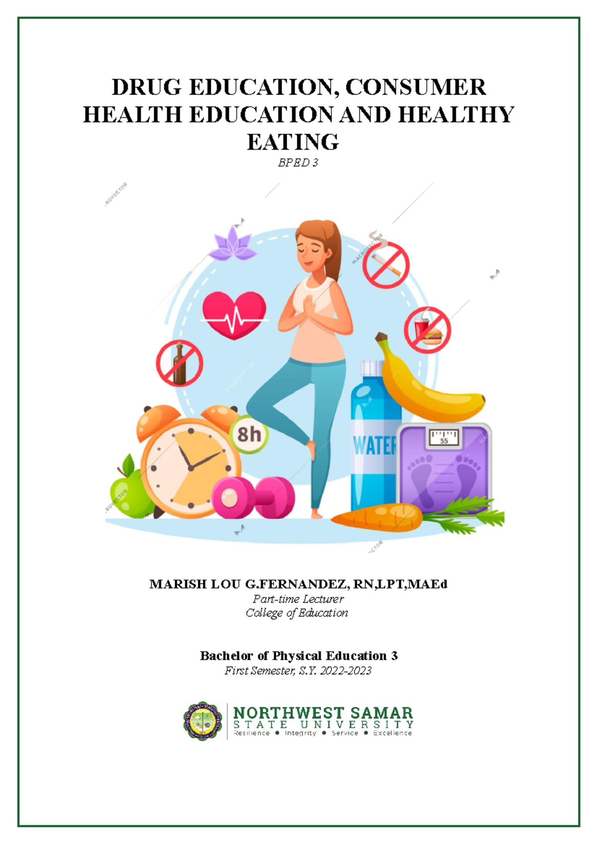 Module 2 Lesson 2 - none - DRUG EDUCATION, CONSUMER HEALTH EDUCATION ...