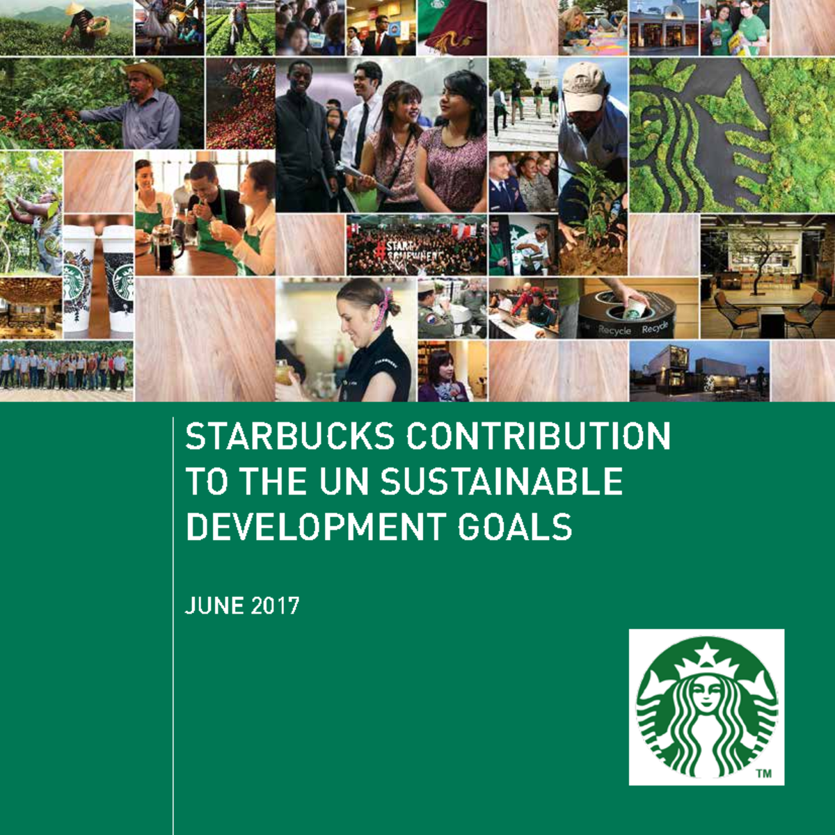 Brochure SDG 030817 Spreads - Starbucks and the UN SDGs I 1 STARBUCKS ...