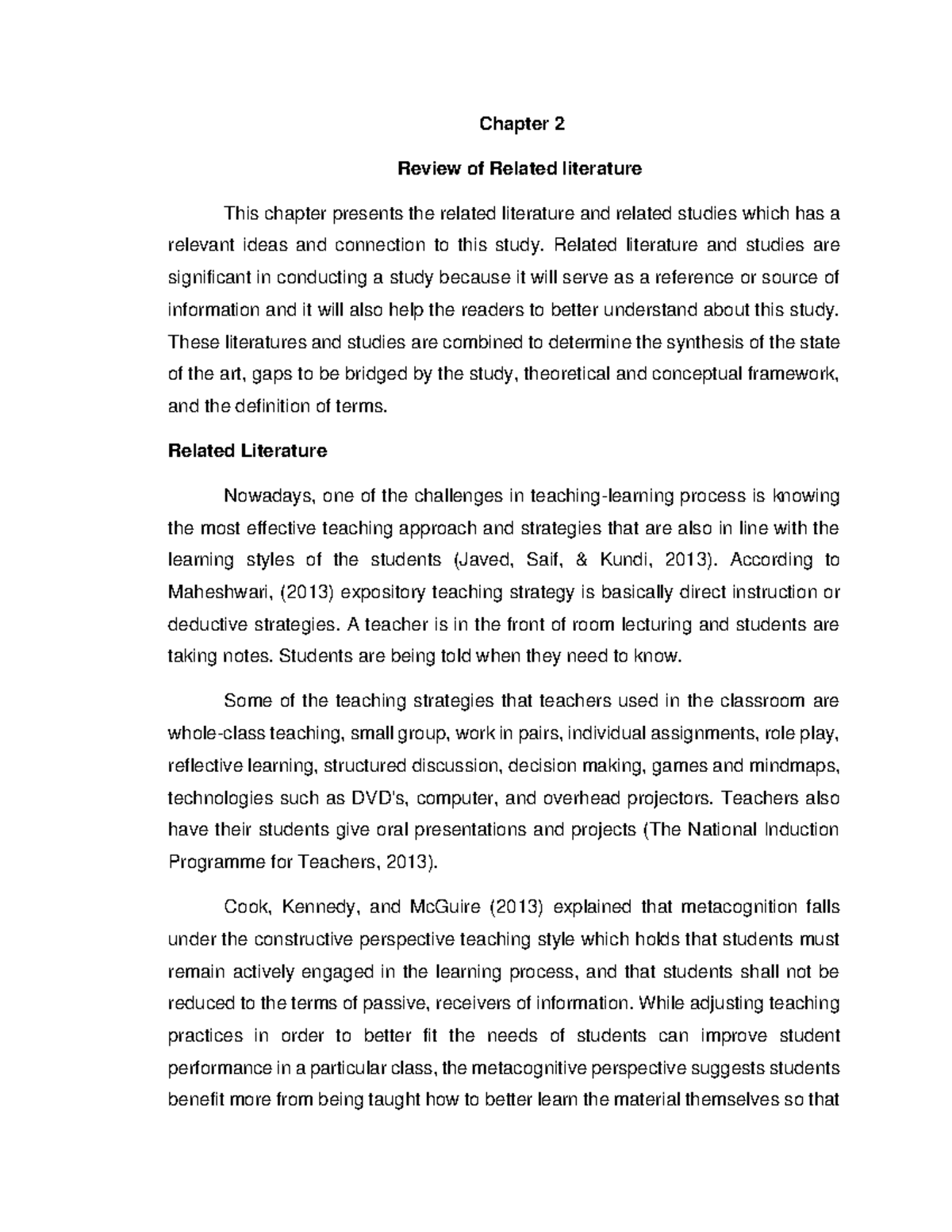 PTS Chapter 2 - This is all about Related Study and Related Literature ...