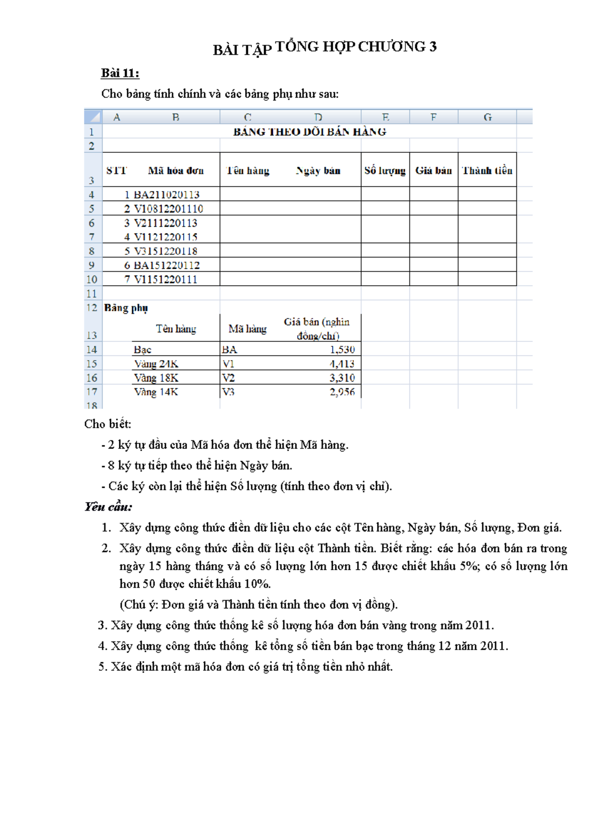Bài tập tổng hợp - tin học đại cương tin học đại cương. bbbhbb. h h ...