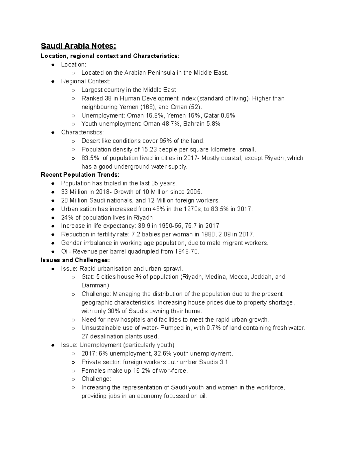 Saudi Arabia Notes - Saudi Arabia Notes: Location, regional context and ...