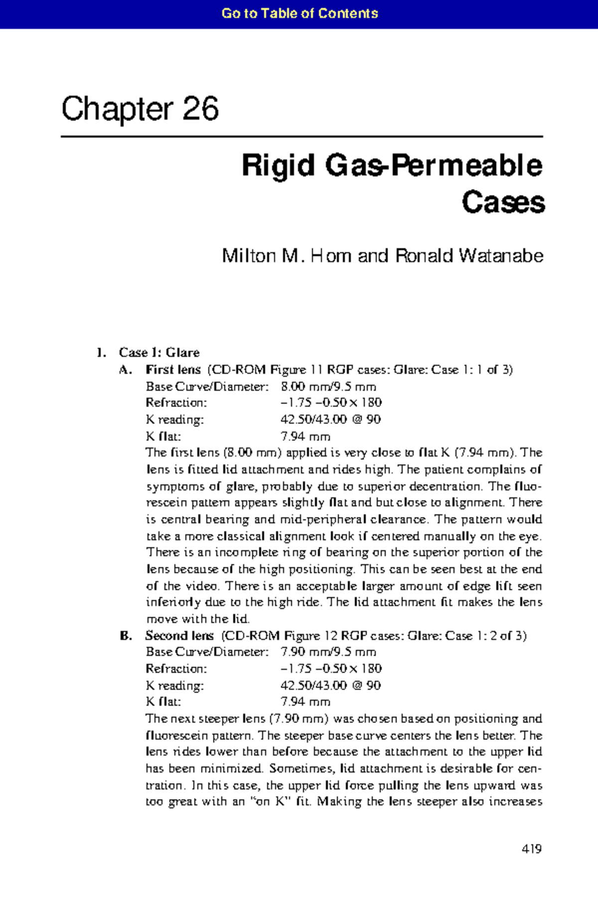 26 RGP cases - RGP lens - 419 Chapter 26 Rigid Gas-Permeable Cases ...