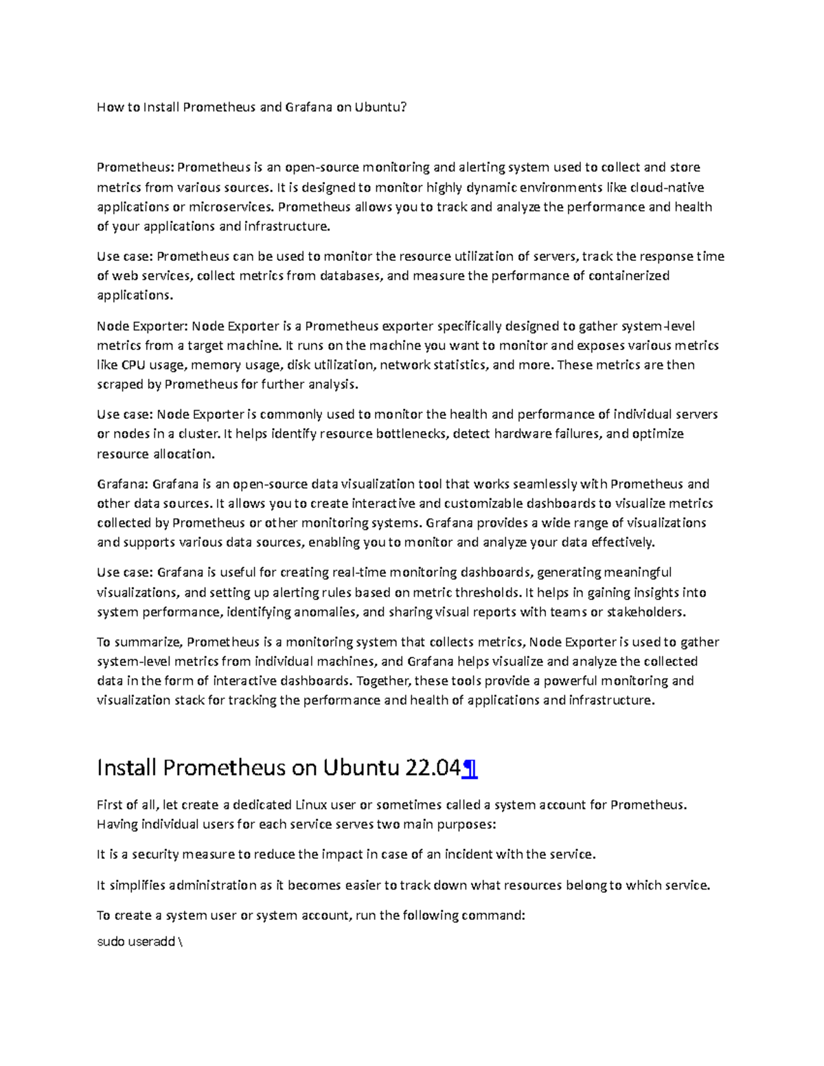 How To Install Prometheus And Grafana On Ubuntu Copy How To Install Prometheus And Grafana