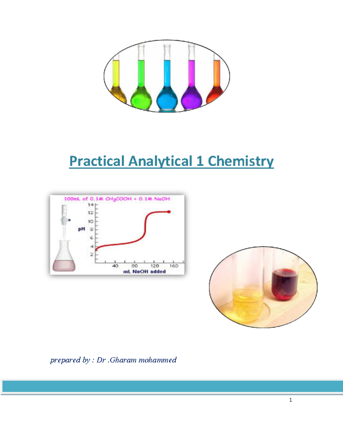Practical Analytical 1 ,,Chemistry - Practical Analytical 1 Chemistry ...