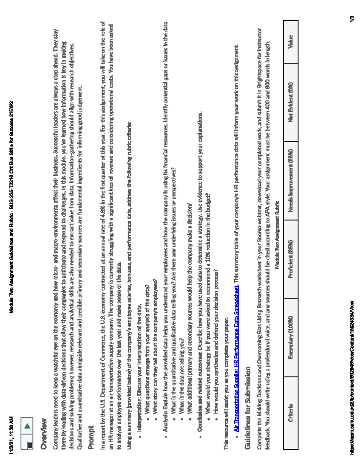 Module Two_Assignment Two Rubric - 11:36 AM Module Two Assignment ...
