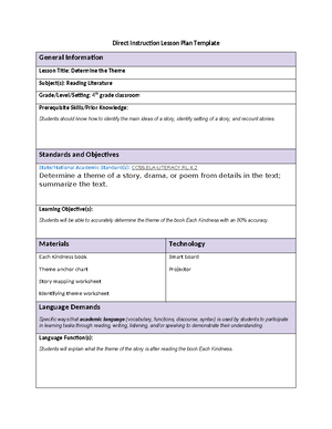Childrens Literature Lesson Plan - Task 1 A. Sulwe by Lupita Nyong’o ...