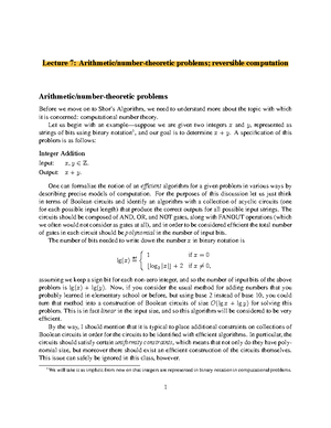 Lecture 12: Grover’s Algorithm - CPSC Quantum Computation John Watrous, University of Calgary ...