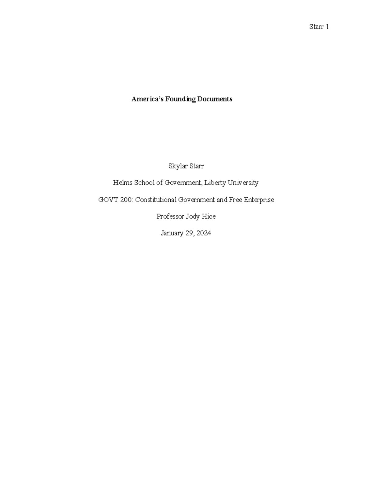 America's Founding Documents - America’s Founding Documents Skylar ...