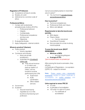 Auditing Principles on RA 9298 - AUDITING PRINCIPLES ACRONYMS o PRC ...