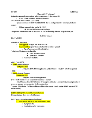 BIOL 102 L Sp23 Handout 04 - Survey of Protists - Read the Following Material Before Lab: Read ...