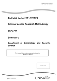 EPP2601 - Unisa - Applied communication in policing - Studocu
