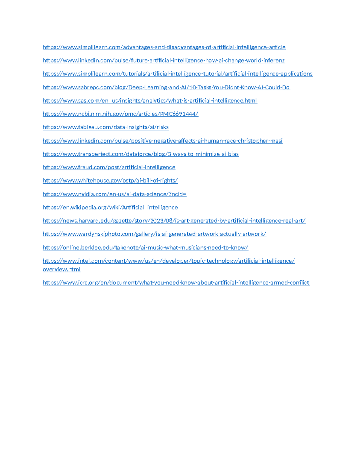 AI essay notes - assignment - - Studocu