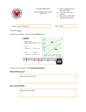 Ocean Tides 3 - Ocean Tides Gizmo - Discovery Lab Name: Andy Tenemaza ...