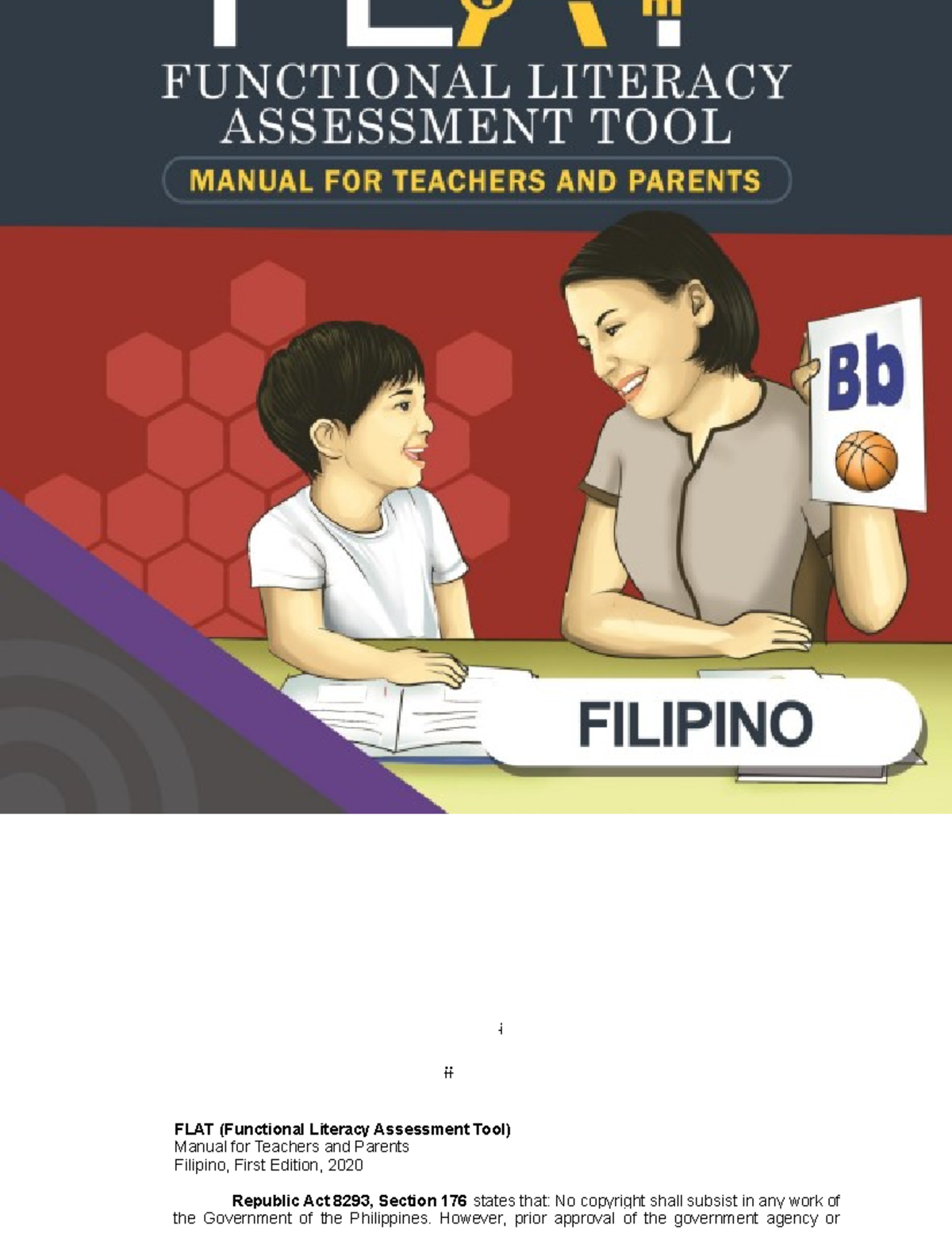 Copy of FLAT Filipino Final - i ii FLAT (Functional Literacy Assessment ...