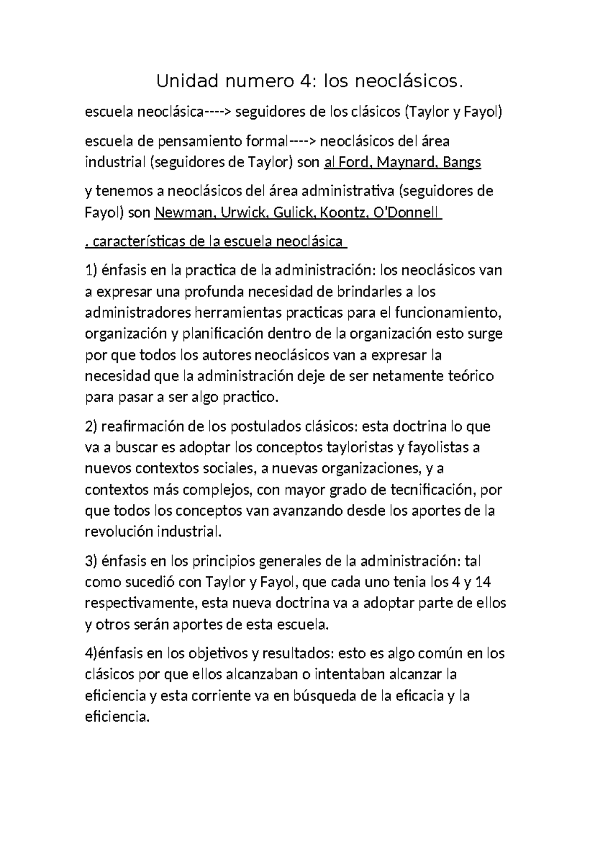 Clase nro 4 casi terminado - Unidad numero 4: los neoclásicos. escuela ...