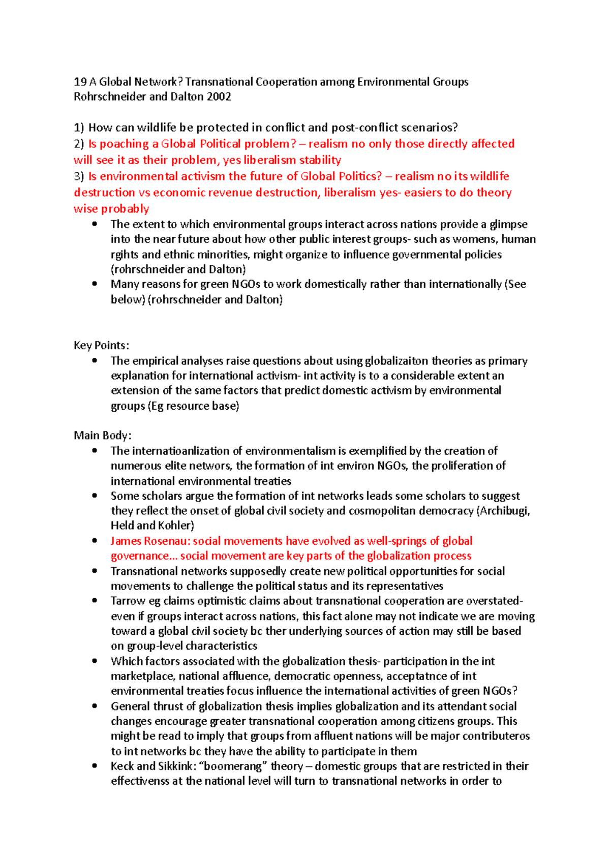 19 A Global Network rohrschneider and dalton - 19 A Global Network ...