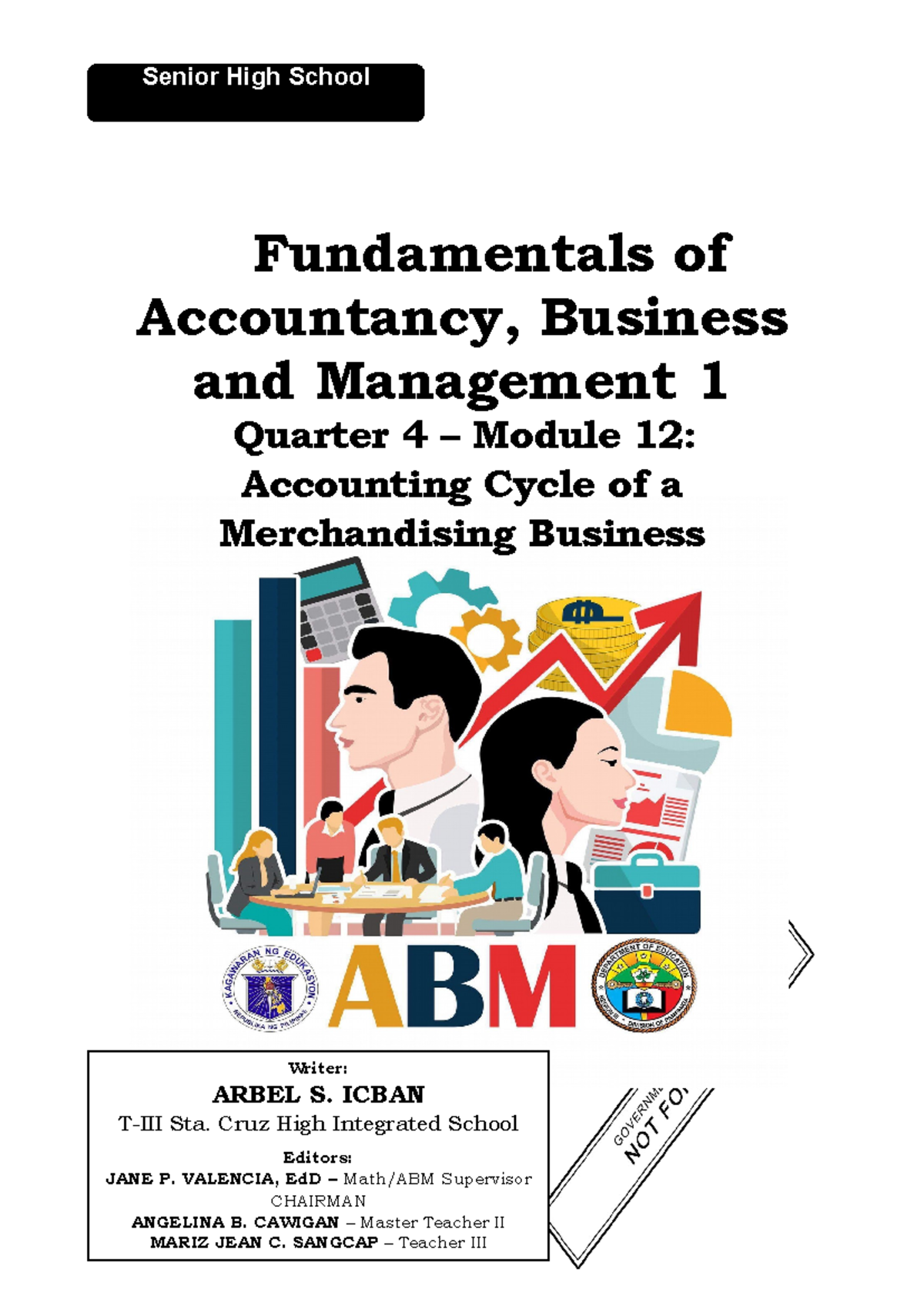 Pdfcoffee - for reference - Fundamentals of Accountancy, Business and Management 1 Quarter 4 ...