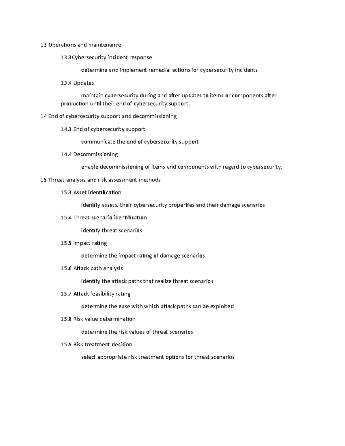 Objectives - good - 13 Operations and maintenance 13 incident response ...