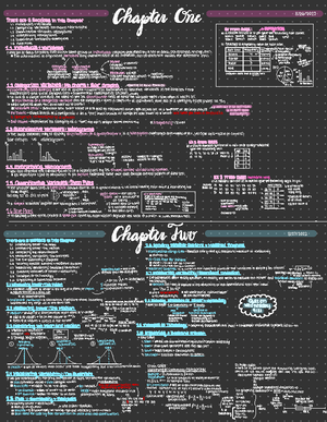 Statistics Notebook - Lecture notes from multiple chapters with various ...