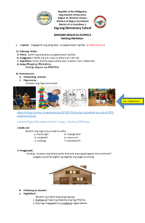 Curriculum Map - Filipino 10 - ASIGNATURA: FILIPINO MARKAHAN: UNANG ...