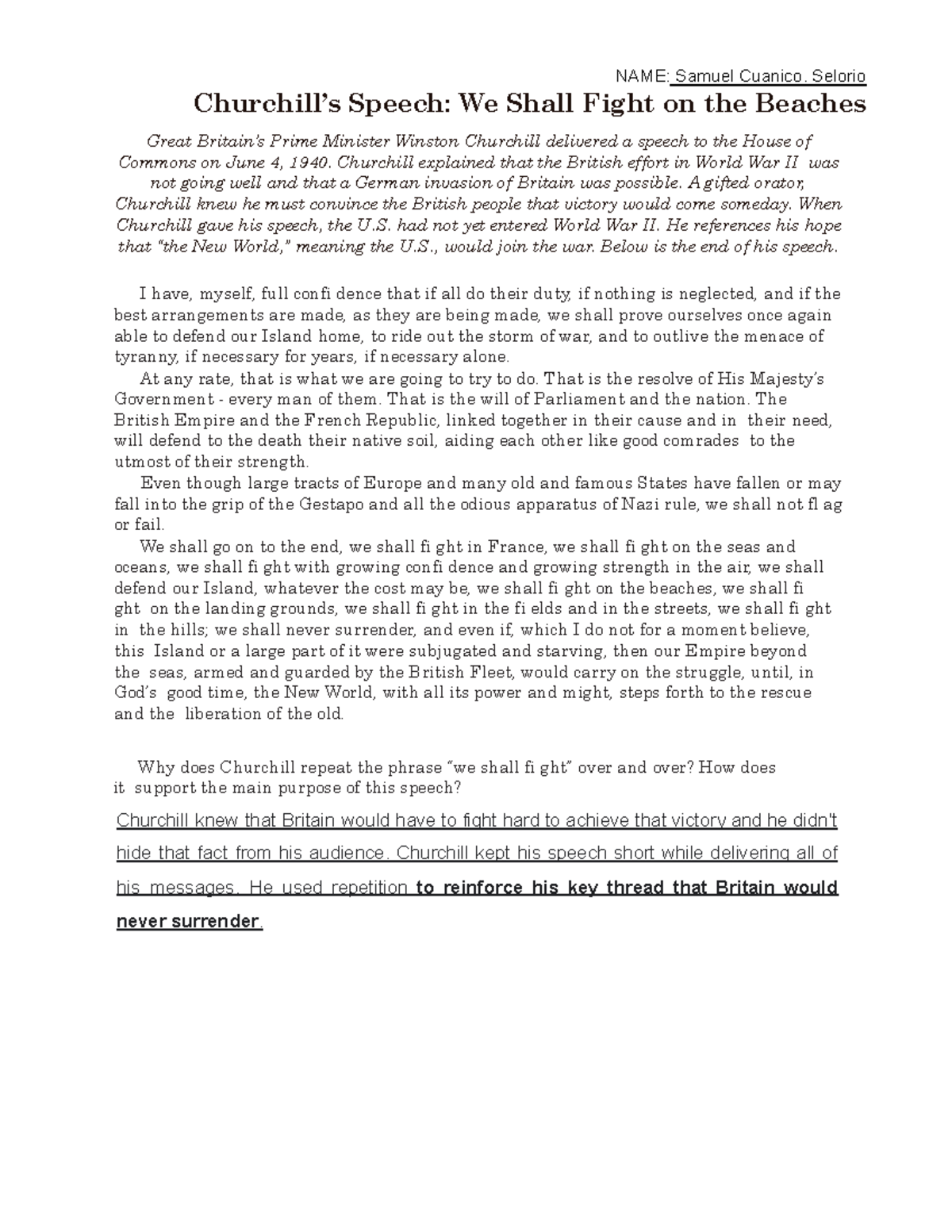 C0MPRE Samuel Selorio - GSDGSDG - NAME: Samuel Cuanico. Selorio ...