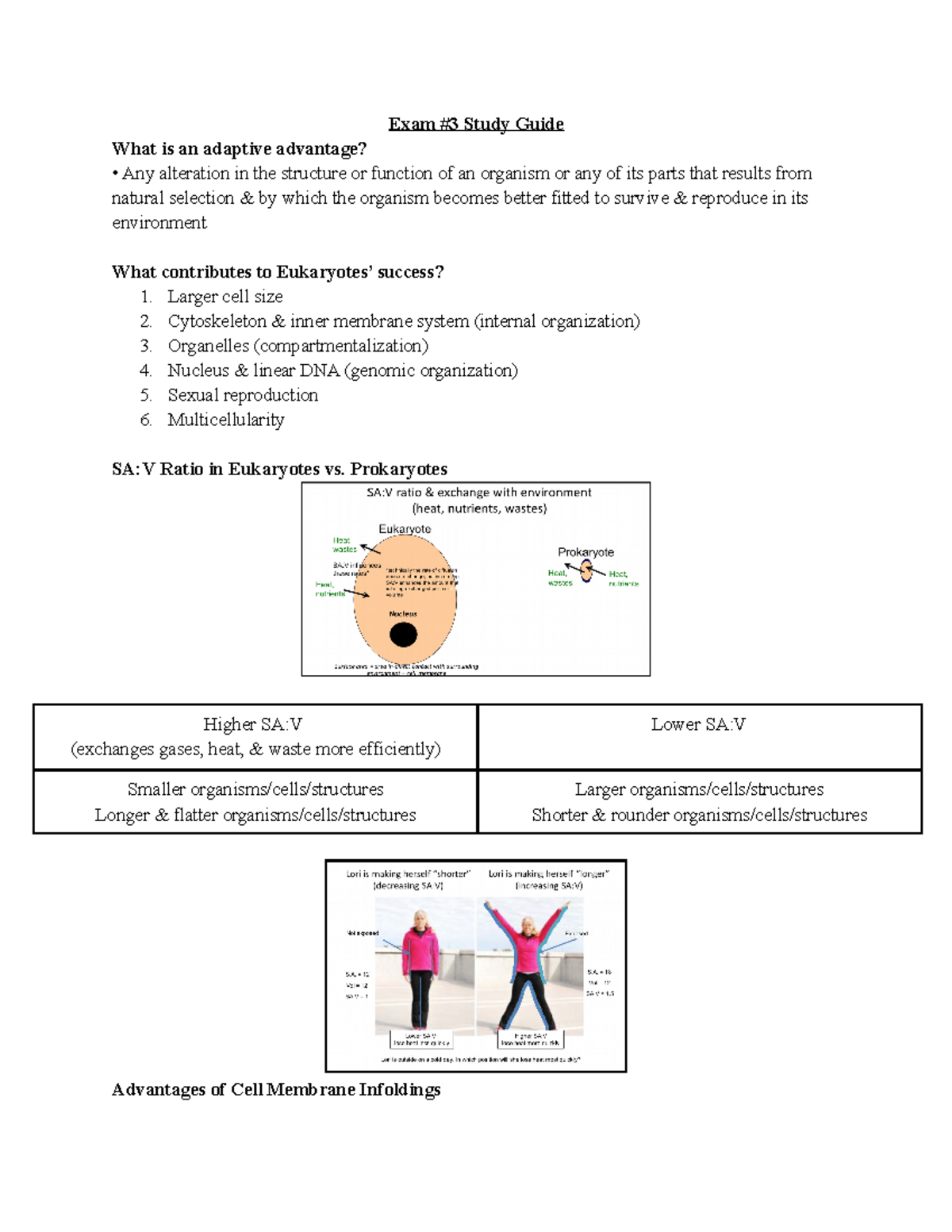 2020-BIO 150-study guide 5 - Exam #3 Study Guide What is an adaptive ...