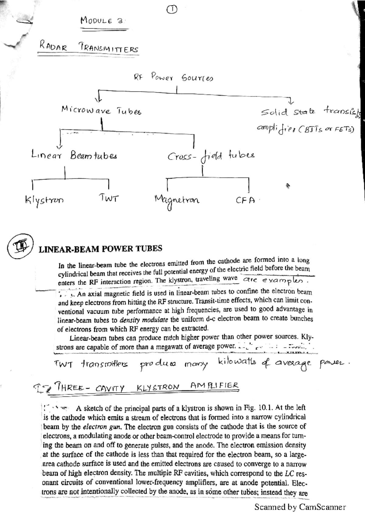 Radar-module 3 - Radar module 3 - Microwave and Radar Engineering - Studocu