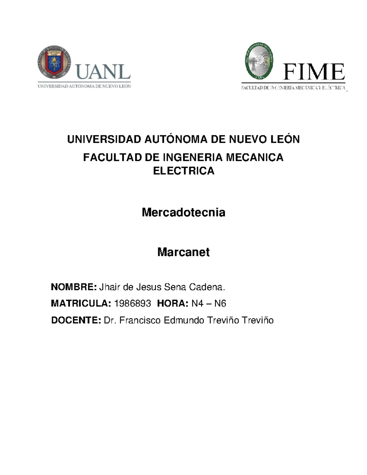 Marcanet - UNIVERSIDAD AUTÓNOMA DE NUEVO LEÓN FACULTAD DE INGENERIA ...