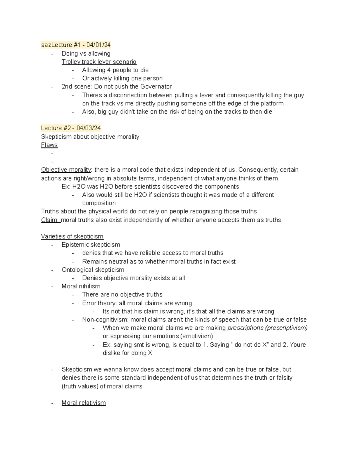 Phil27 LEN's - r. Brandt philosophy lecture notes - aazLecture #1 - 04 ...