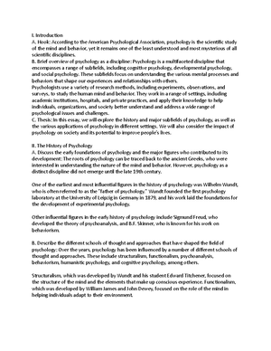 THE BEST AP Psychology CRAM Sheet - History and Approaches (2-4% ...