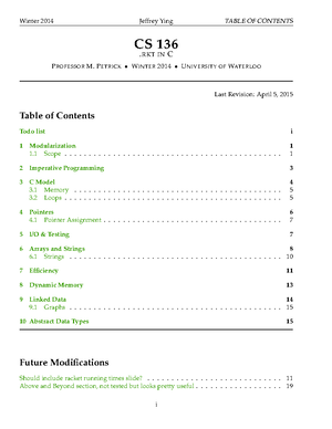 Final Review Practice Problems - Cs 136 - UWaterloo - Studocu