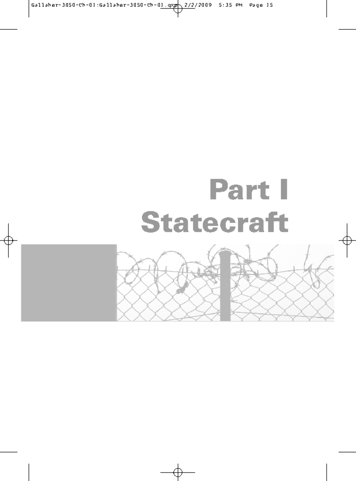 26773 book item 26773 - on theories - Part I Statecraft a particular ...