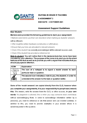 R-EDS MEMO 1-1 - Always remember to consult the MySANTS website for ...