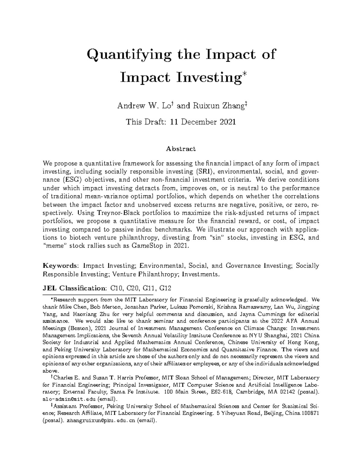 Quantifying The Impact Of Impact Investi preview - Quantifying the ...