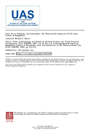 EMB101 notes - LECTURES - Emergence of Bangladesh - Studocu